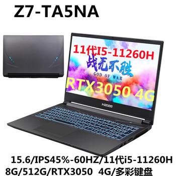 神舟（HASEE）样机 战神TX8R9/TX9R9/T8/T7/TX8/TX9/4070/13900HX游戏电脑 样机Z7-TA5NA/I5-11260H/3050【图片 价格 品牌 报价】-京东