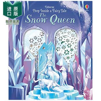 现货PeepInsideSnowQueen冰雪皇后英文原版洞洞书3-6岁
