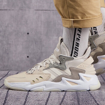 阿迪达斯 （adidas） 男鞋 秋季新款BLAZEON运动鞋低帮复古老爹鞋减震透气休闲跑步鞋 FZ1936/FIREWALKER/白/浅灰 ...