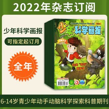 少年科学画报（全年12期）月刊
