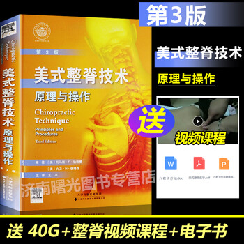 美式整脊技术 原理与操作第三版第3版美式整脊书腰椎推拿按摩治疗整脊整骨技术图谱中医正骨手疗法四肢关节