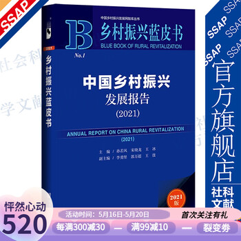 乡村振兴蓝皮书：中国乡村振兴发展报告（2021）  孙若风 宋晓龙 王冰 主编  社会科学文献出版社