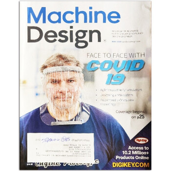 【单期可选】Machine Design 美国机械设计技术与工艺杂志 2020年4/5/9/10月 2020年5月刊