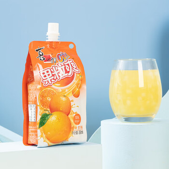 【喜之郎果粒爽】喜之郎cici果粒爽香橙味350ml 含椰果果粒 休闲儿童小零食下午茶【行情 报价 价格 评测】-京东