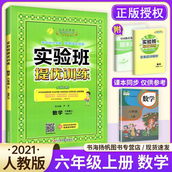 小学实验班提优训练六年级练习册 上册 数学 人教版