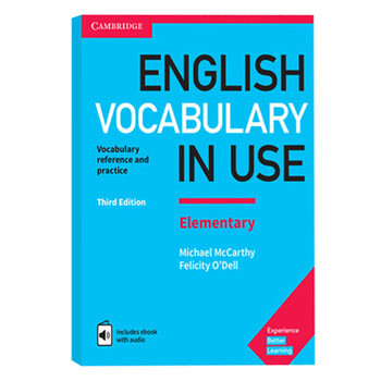 【中图原版】剑桥初级英文原版常用搭配English Vocabulary in Use自学工具书