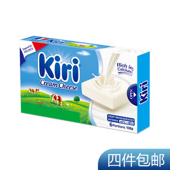 【KIRI涂抹奶酪】KIRI凯芮(Kiri)奶油奶酪原味108g/6粒 涂抹型面包 芝士 烘焙原料【行情 报价 价格 评测】-京东