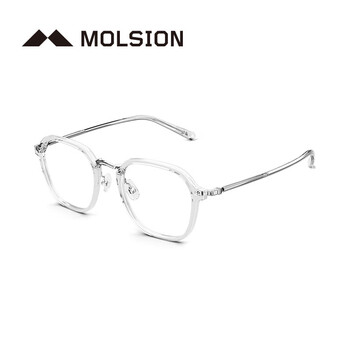 【陌森MJ6119】陌森（Molsion）眼镜肖战同款光学镜框男女款大框近视镜可配度数MJ6119 B90【行情 报价 价格 评测】-京东