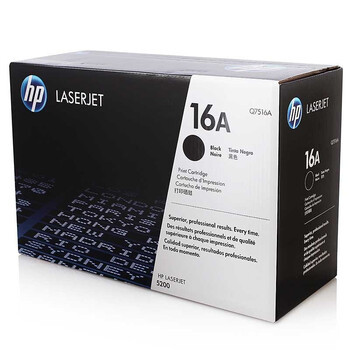 【惠普惠普LaserJetQ7516AC】惠普 HP Q7516AC 黑色硒鼓 16AC（ 适用于惠普HP 5200/5200n/5200LX ...