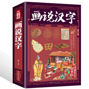 画说汉字 说文解字古代汉语字典 汉字的故事国学经典阅读 汉字的演变过程象形字图解