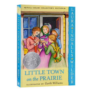 英文版 英文原版 Little Town on the Prairie 小木屋的故事系列2 草原上的小镇 全彩版 1942年纽伯瑞银奖 进口英语原版书籍