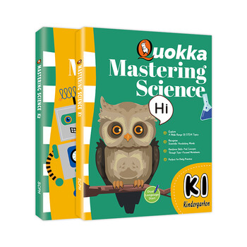【含全书视频课】  新加坡幼儿园科学启蒙教材K1中班K2大班 幼儿园3-7岁教辅 英文原版启蒙 Ma 新加坡幼儿园科学:K1中班+K2大班