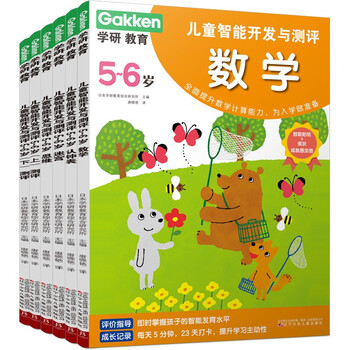 学研教育：儿童智能开发与测评 5-6岁（套装共6册）