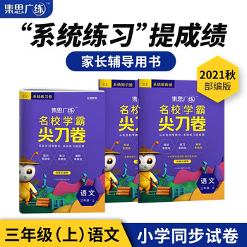 2021秋名校学霸尖刀卷三年级语文上