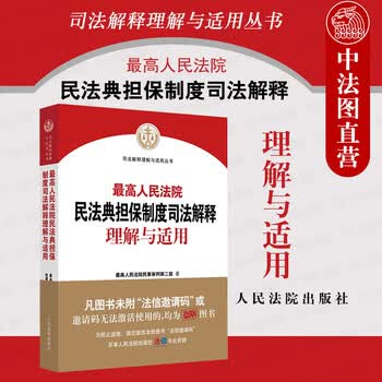 现货正版速发 2021新 最高人民法院民法典担保制度司法解释理解与适用 新民法典担保制度的解释实务书
