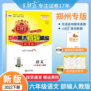 王朝霞期末试卷精编2022新六年级下册郑州信息版人教版试卷语文数英专项训练期末冲刺100分冲刺期末总复习六年级下册小学 六年级语文（部编人教版）