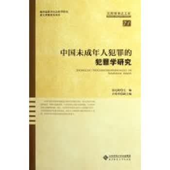 中国未成年人犯罪的犯罪学研究【正版图书】