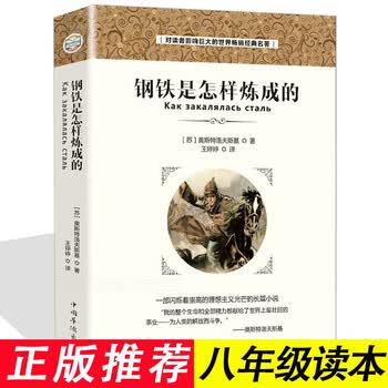钢铁是怎样炼成的 正版 原著版无删减全译本 八年级必读课外书名著读物全 语文初中生必读人教版