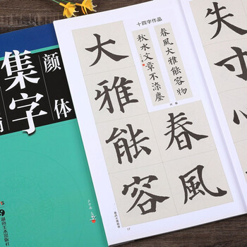 颜真卿多宝塔碑 颜体集字创作 楷书毛笔书法临摹米字格练字帖 卢中南主编 集字古诗词对联成语临习指导书