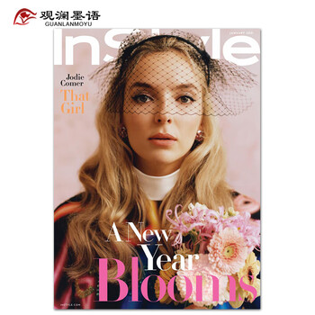 【单期可选】InStyle 时新 2021年月刊 美国女性服饰美容服装时尚杂志 2021年1月刊