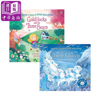 英文原版 Usborne尤斯伯恩 经典童话书两册  Listen and Learn Story B