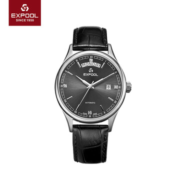 优保路（EXPOOL）瑞士EXPOOL优保路 贝斯浩系列进口牛皮表带男士腕表 EG83.11.87 黑色【图片 价格 品牌 报价】-京东