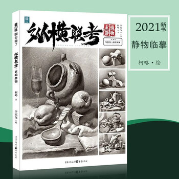 纵横联考素描静物2021敲门砖柯略美术基础单体组合范画临摹步骤教程初高中绘画技法 纵横联考素描静物临摹
