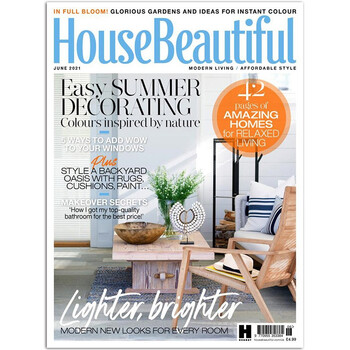 【单期可选】House Beautiful 住宅美化 2020/21年月刊 英国家居装饰设计杂志 2021年6月刊