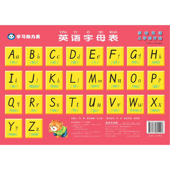 学习助力表/英语字母表 云飞扬