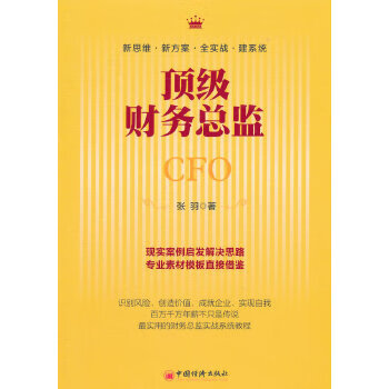 [正版图书] 财务总监 张羽著 中国经济出版社 9787513632515