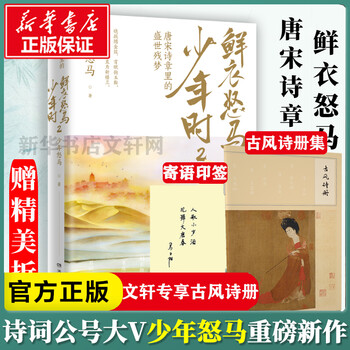 唐宋诗人的诗酒江湖 鲜衣怒马少年时2【赠精美折页 文轩定制填字簿】