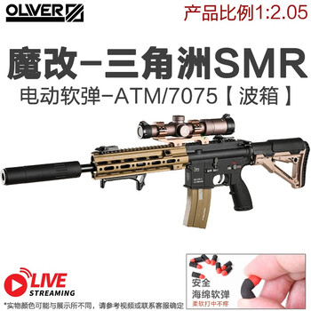 OEMG【匠域魔改】HK416玩具枪秒30射速7075波箱ATM后坐力金属机匣定制 三角洲-SMR【黑沙】 ATM.波箱【后坐力】【图片 价格 品牌 报价】-京东