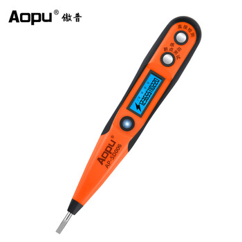 【傲普AP-SD006】AOPU傲普 AP-SD006 智能感应数显测电笔 带LED灯 验电笔（计价单位：支）12v-220v【行情 报价 价格 评测】-京东