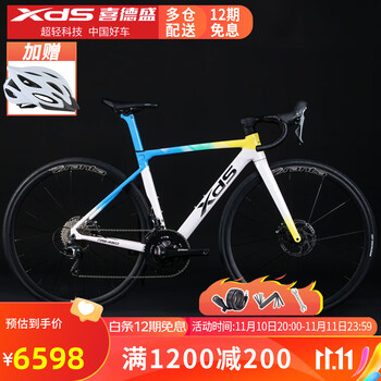 喜德盛（xds）公路自行车RS450禧玛诺20速双控油压碟刹2023款综合破风车 环青海湖版 540mm【图片 价格 品牌 报价】-京东