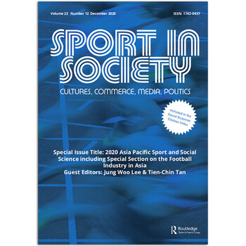 【单期可选】Sport in Society 英国社会体育杂志 2020年10/11/12月 2020年10月刊