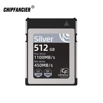 CHIPFANCIER CFexpress TypeB存储卡适配XH2S R5C GFX 100II Silver 512GB 存储卡【图片 ...