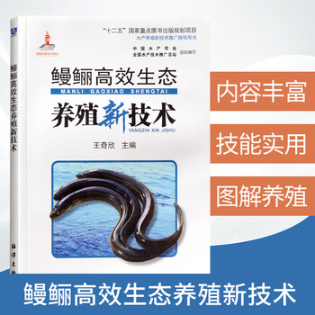 鳗鲡高效生态养殖新技术 王奇欣 鳗鲡鱼苗培育实用技术科学养殖鳗鲡关键技术 鳗鲡养殖书籍