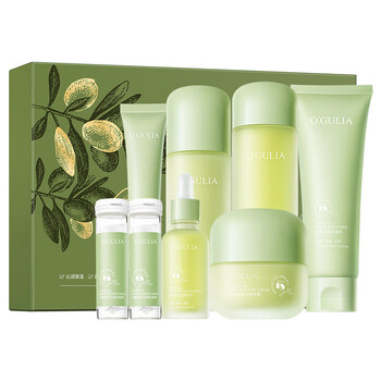 阿古丽娅（O'GULIA）油橄榄柔润美肤八件套 油橄榄柔润美肤八件套【图片 价格 品牌 报价】-京东
