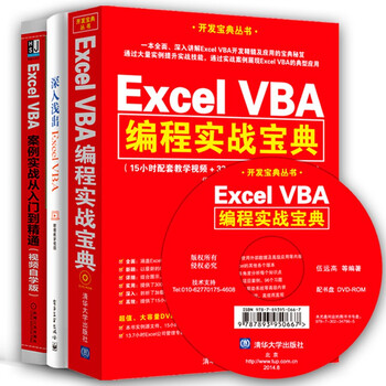 深入浅出Excel VBA 杨洋+VBA编程从入门到精通视频自学版+ VBA编程实战宝典（附光盘）