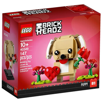 【乐高40349】乐高（LEGO）40349 情人节小狗 积木玩具方头仔系列【行情 报价 价格 评测】-京东