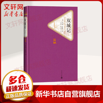 双城记 名著名译丛书 人民文学出版社