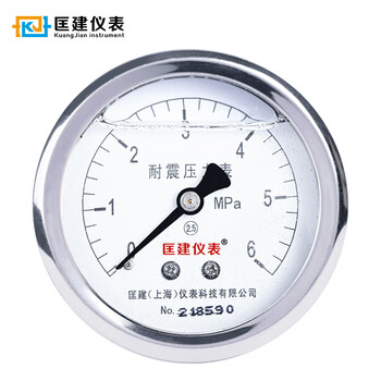 【匡建仪表YTN-60Z】匡建仪表（CONJANT）YTN-60Z 不锈钢耐震压力表轴向无边 防腐蚀耐酸碱M14*1.5螺纹 0-6mpa【行情 报价 价格 评测】-京东