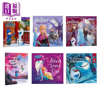 Frozen冰雪奇缘主题儿童故事绘本6册 独立阅读图画书 Anna安娜 Olaf雪宝 艾莎Els