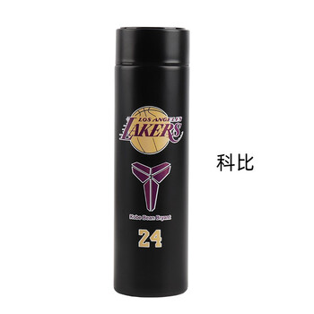 【球星推荐】新款智能控温保温杯科比詹姆斯库里欧文杜兰特球迷纪念不锈钢彩色水杯 科比