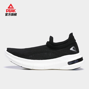 【匹克E222287J】匹克（PEAK）SOFTWALK舒适健步鞋男轻弹透气运动鞋E222287J 黑色 43【行情 报价 价格 评测】-京东