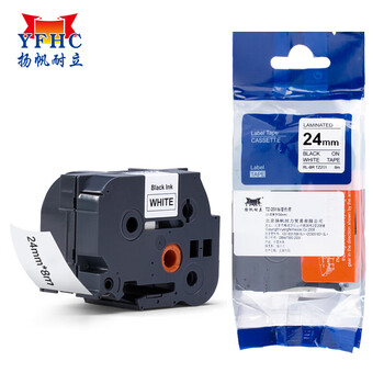 【扬帆耐立YFHC-TZ-251】扬帆耐立YFHC 白底黑字标签色带YFHC-TZ-251适用于：兄弟PT2430PCZ/2730CH【行情 ...