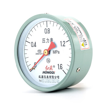 红旗红旗仪表Y-100Z压力表1.6级轴向不带边水压气压油压表1MPA储气罐 非标螺纹请联系客服【图片 价格 品牌 报价】-京东