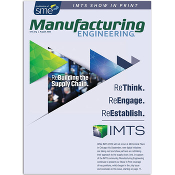 【单期可选】Manufacturing Engineering 制造工程 2020年8月 美国工业机 2020年8月刊