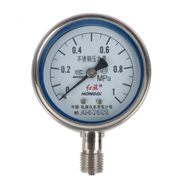 【红旗Y60BF】红旗(HongQi) Y-60BF系列 径向 不锈钢压力 表高温压力表 气压表 水压表 油压表 Y60BF 0~1.6mpa【行情 报价 价格 评测】-京东