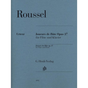 亨乐原版 鲁塞尔 长笛作品 op 27 Roussel Joueurs de fute HN1092
